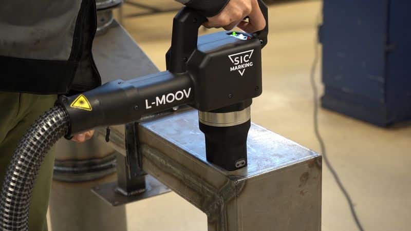 Laser de marquage portable L-MOOV, graveur laser marquage portable sécurisé